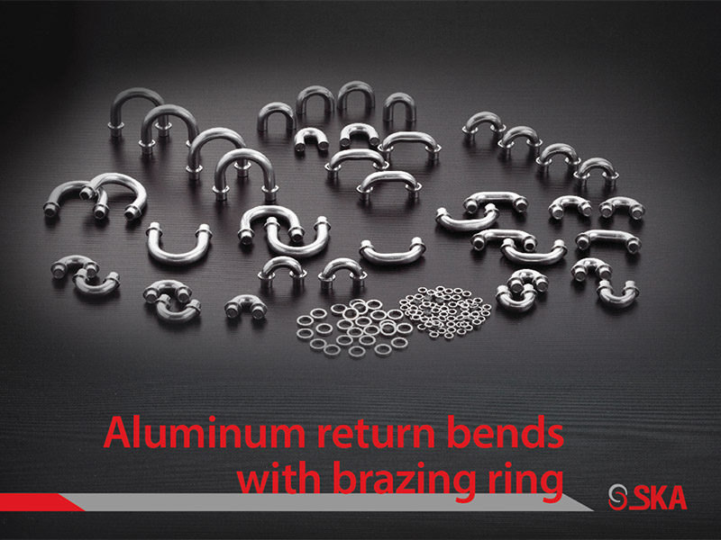 Aluminum Brazing Rings Return Bend Product | SKA Advanced