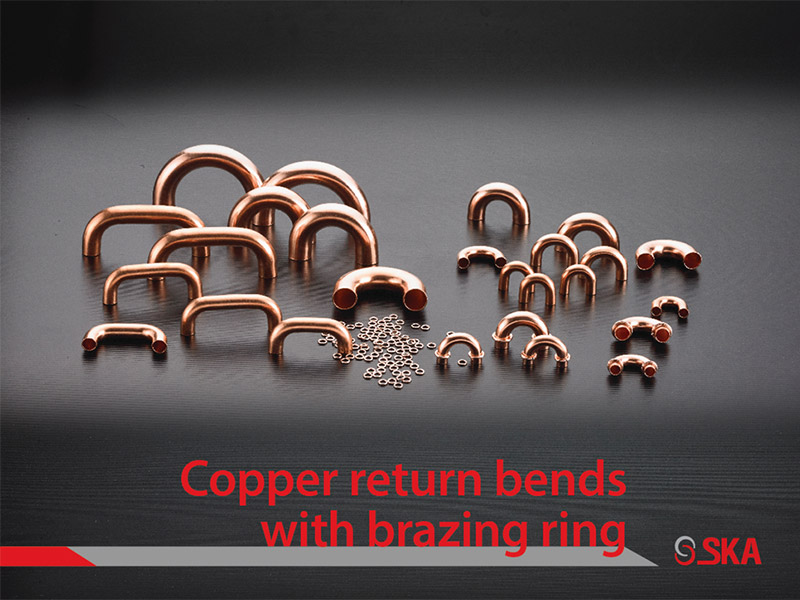 Aluminum Brazing Rings Return Bend Product | SKA Advanced